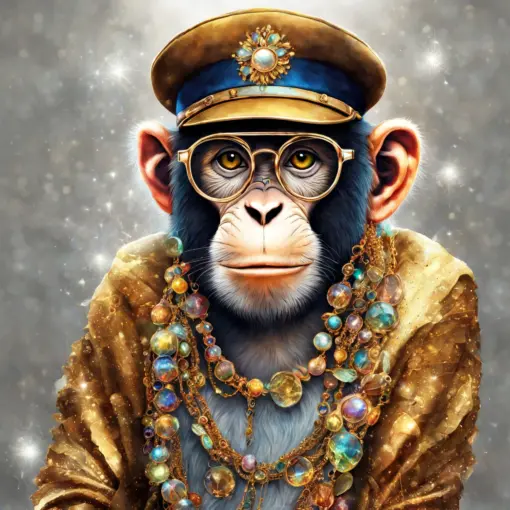 Wandbild Rapper Monkey - Mik Roge Kunstgalerie